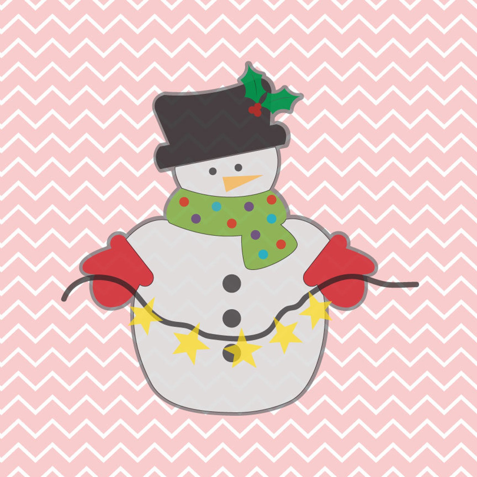 Snowman SVG and PNG Snowman Clipart Printable Snowman | Etsy