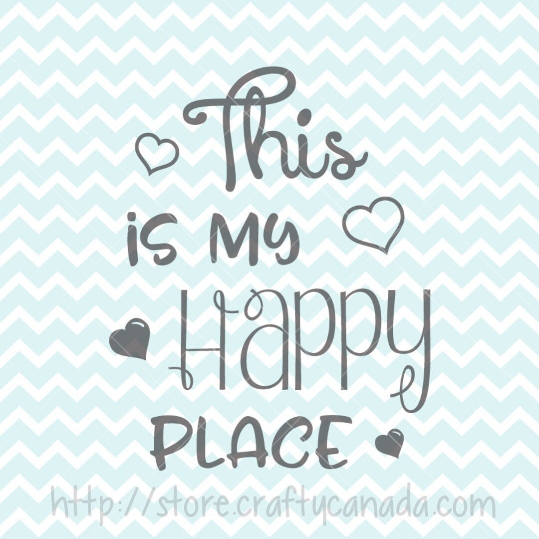 This is My Happy Place SVG & PNG - Etsy