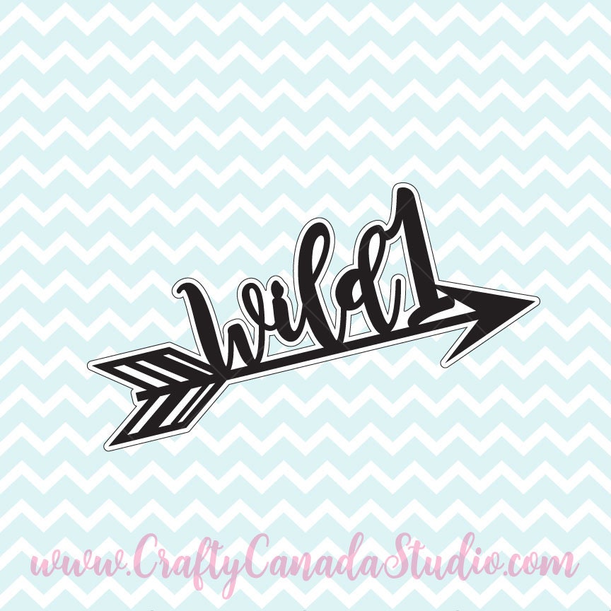 Wild One SVG Wild 1 SVG First Birthday SVG Print and Cut - Etsy
