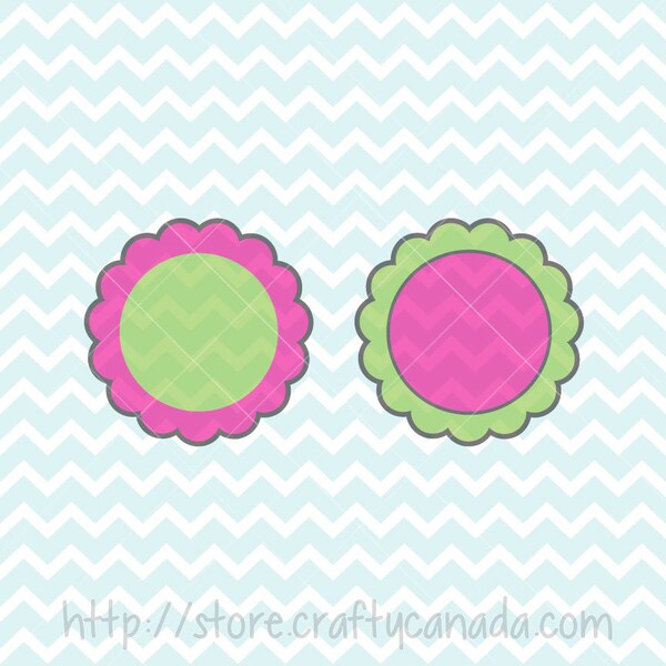 Scallop Die Cut - Etsy