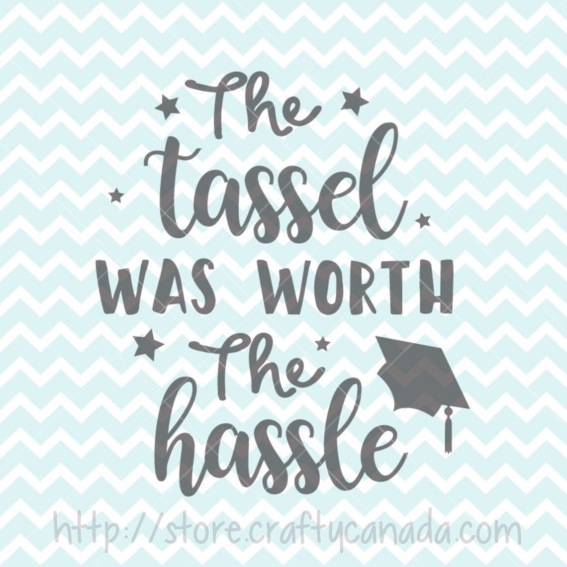 The Tassel Was Worth the Hassle Graduation SVG Graduation | Etsy