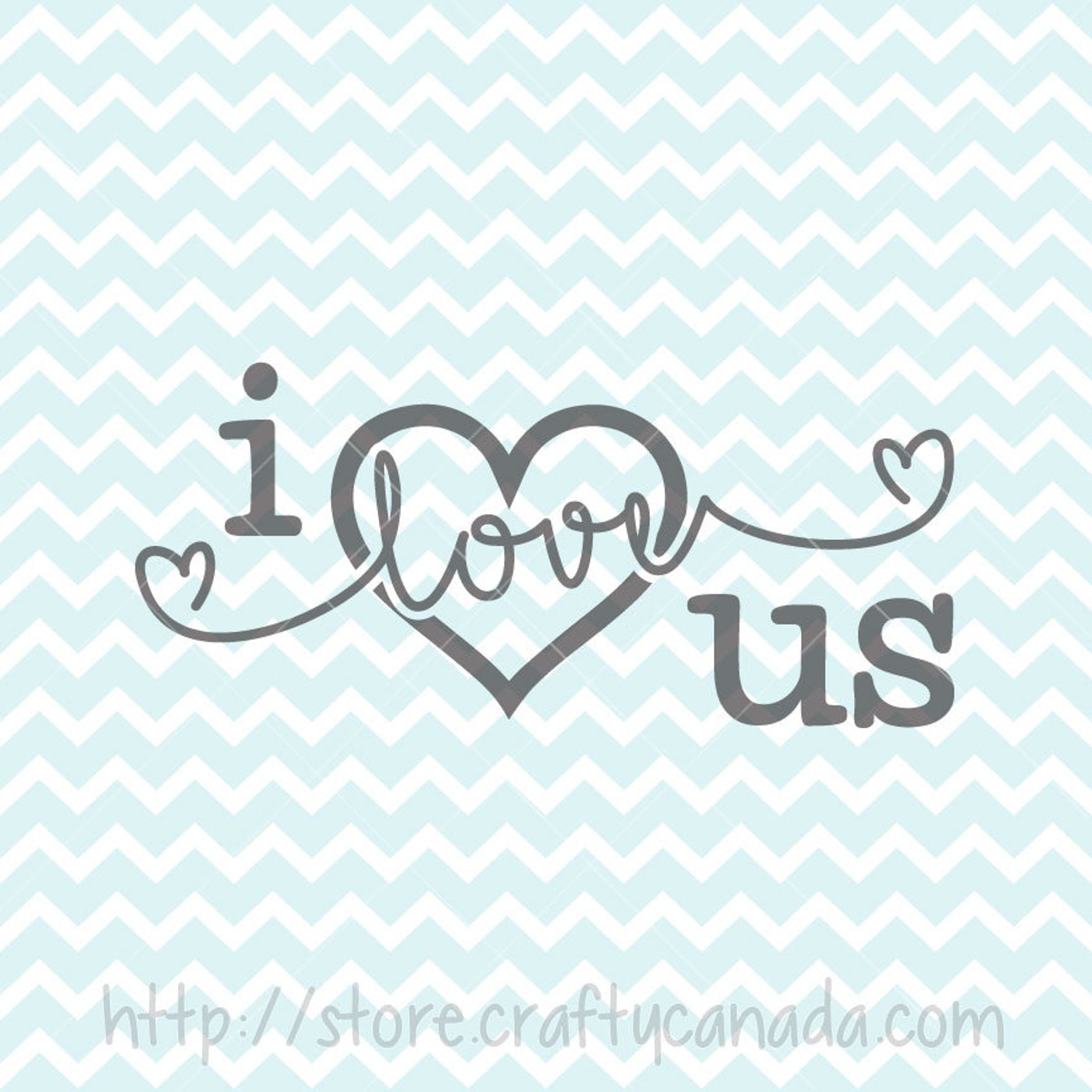 I Love Us SVG and PNG Love Clipart Love SVG Knockout Svg - Etsy