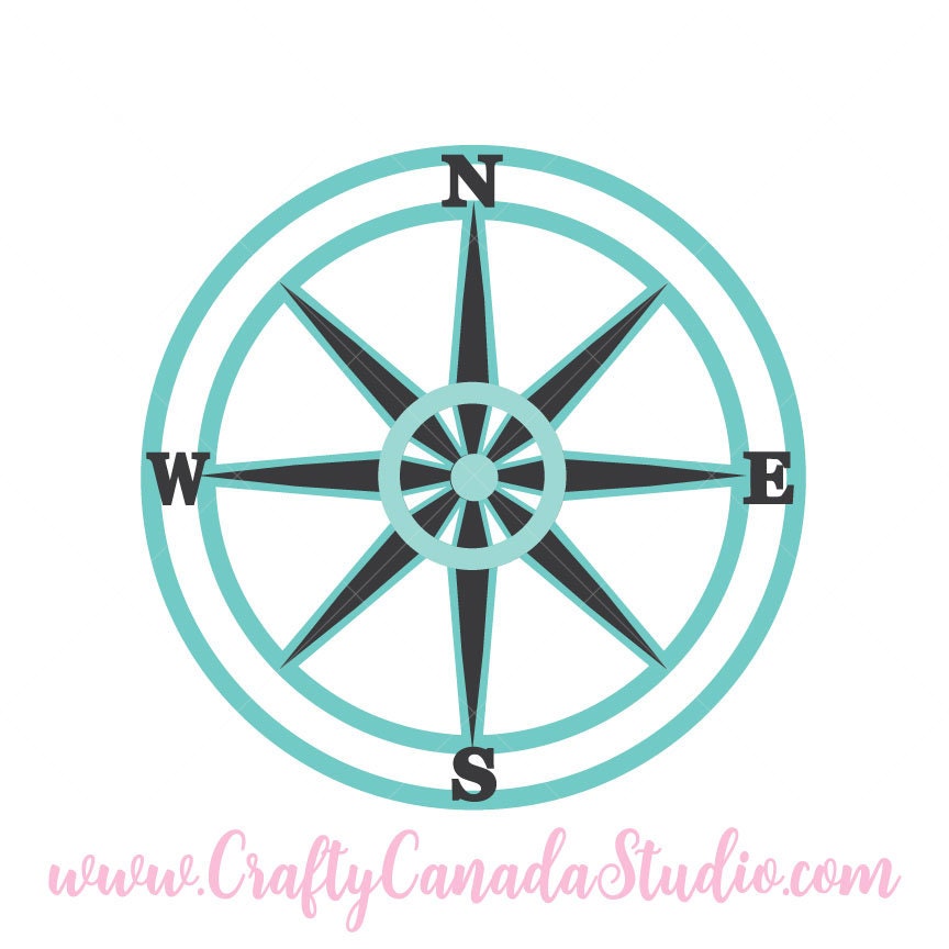 Compass SVG Compass Clip Art Travel SVG Cricut svg | Etsy
