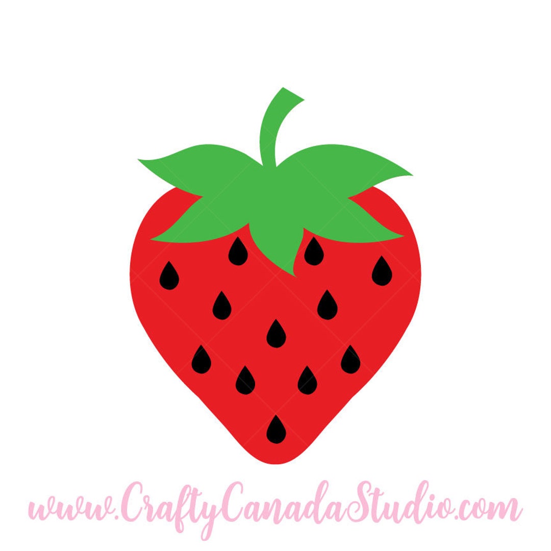 Strawberry SVG, Strawberry Clipart, Strawberry PNG, Glowforge SVG ...