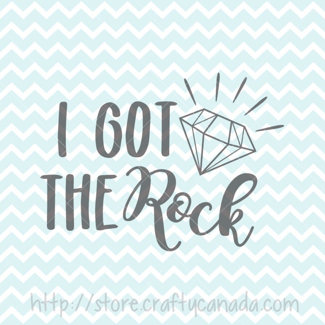I Got the Rock SVG and PNG Wedding SVG Engagement Svg Diy - Etsy Canada