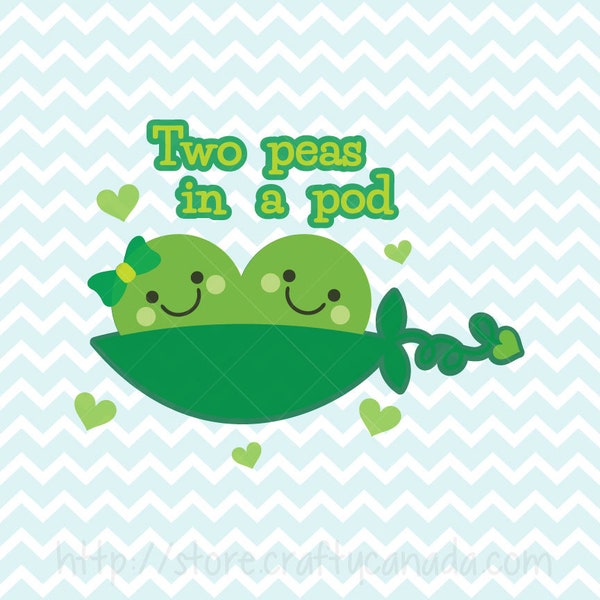 Two Peas in a Pod - Etsy