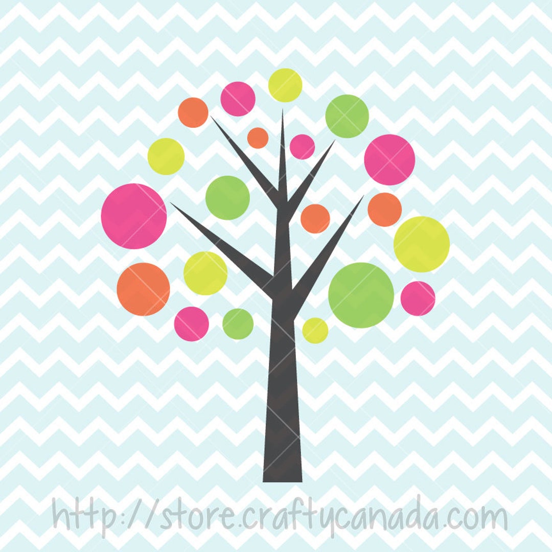 Whimsical Tree SVG and PNG, Tree SVG, Tree Clipart, Printable Tree, Svg ...