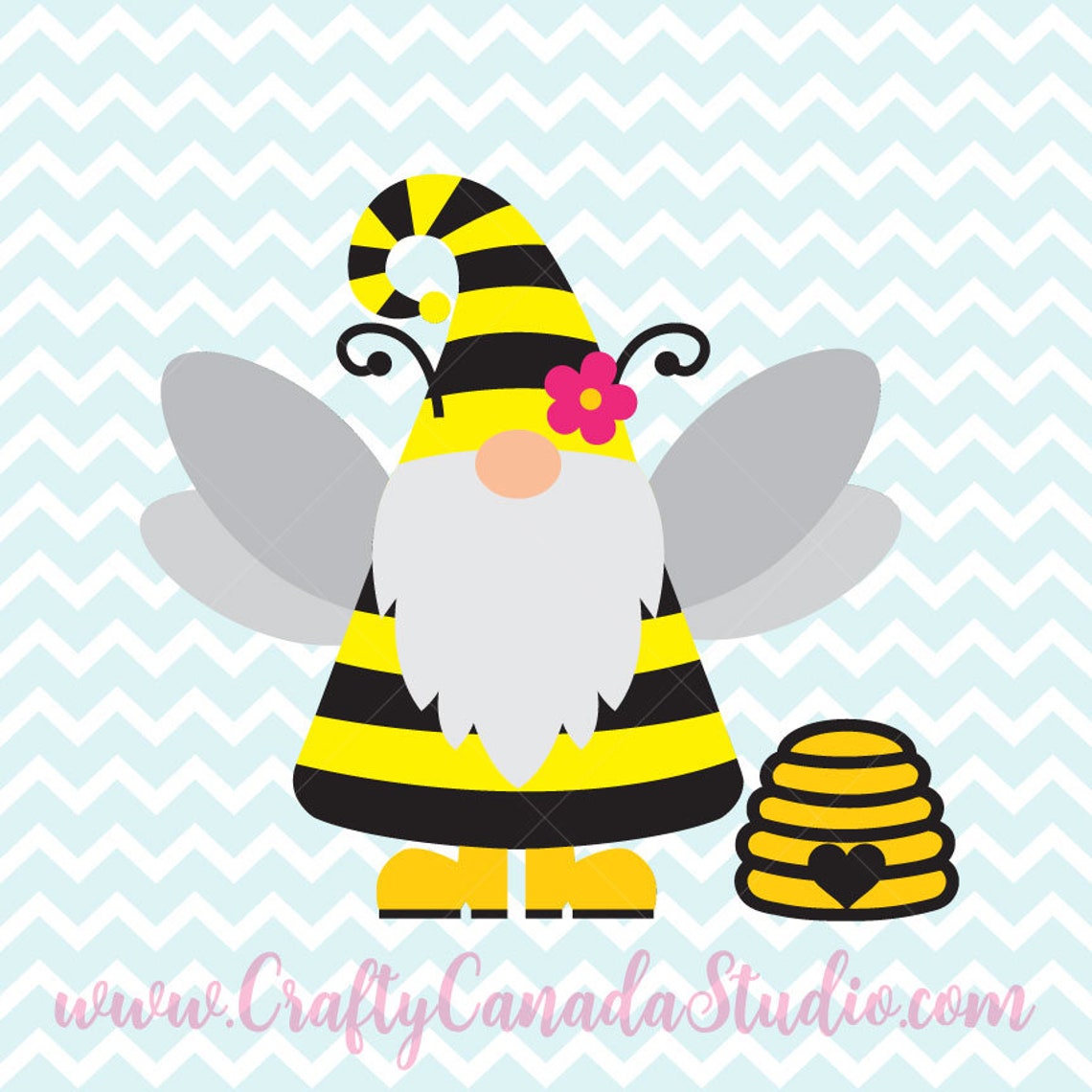 Gnome SVG Bumble Bee Gnome Bee Hive Svg Bee Svg Cricut - Etsy