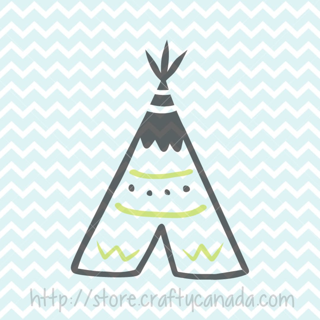 TeePee SVG y PNG, Tribal svg, TiPi svg, Tribal Clipart, Cricut svg ...