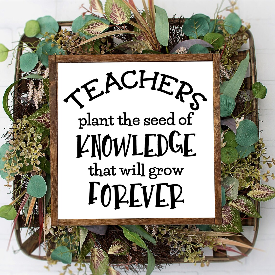 Teachers Plant the Seed of Knowledge SVG Teacher Quote SVG - Etsy