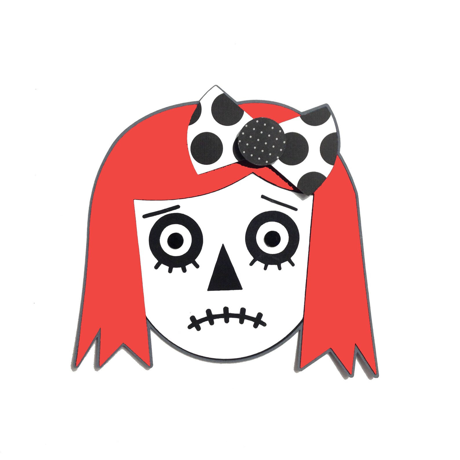 Zombie Raggedy Ann SVG & PNG Gothic Doll Clipart Gothic - Etsy