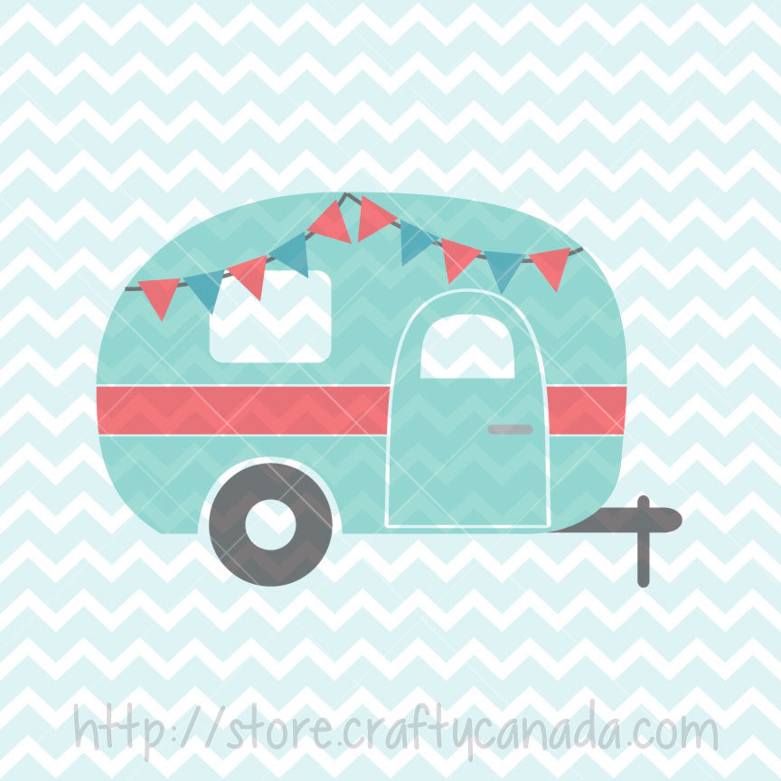Retro Travel Trailer SVG & PNG Camper Svg Cricut Explore - Etsy Canada
