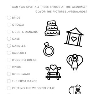 Customizable Wedding Kids Activity Pack Fun & Engaging Entertainment ...