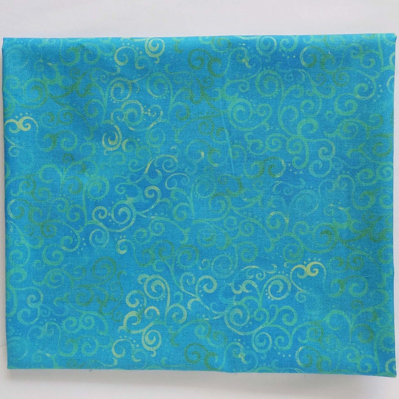 Teal Quilt Fabric - Etsy