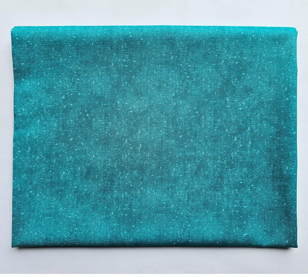 One Yard of Turquoise Quilting Fabric, 100% Cotton High Quality Fabric ...