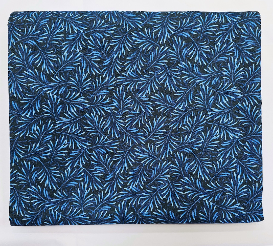 108 Inch Wideback Blue Quilting Fabric, 2 1/2 Yard Cut, 100% Cotton ...