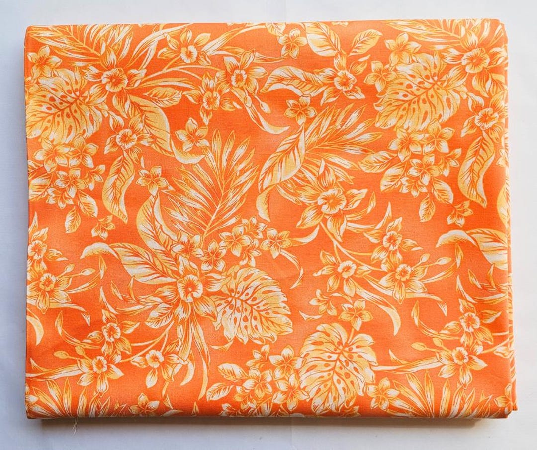 108 Inch Wideback Orange Quilting Fabric, 2 1/2 Yard Cut, 100% Cotton ...