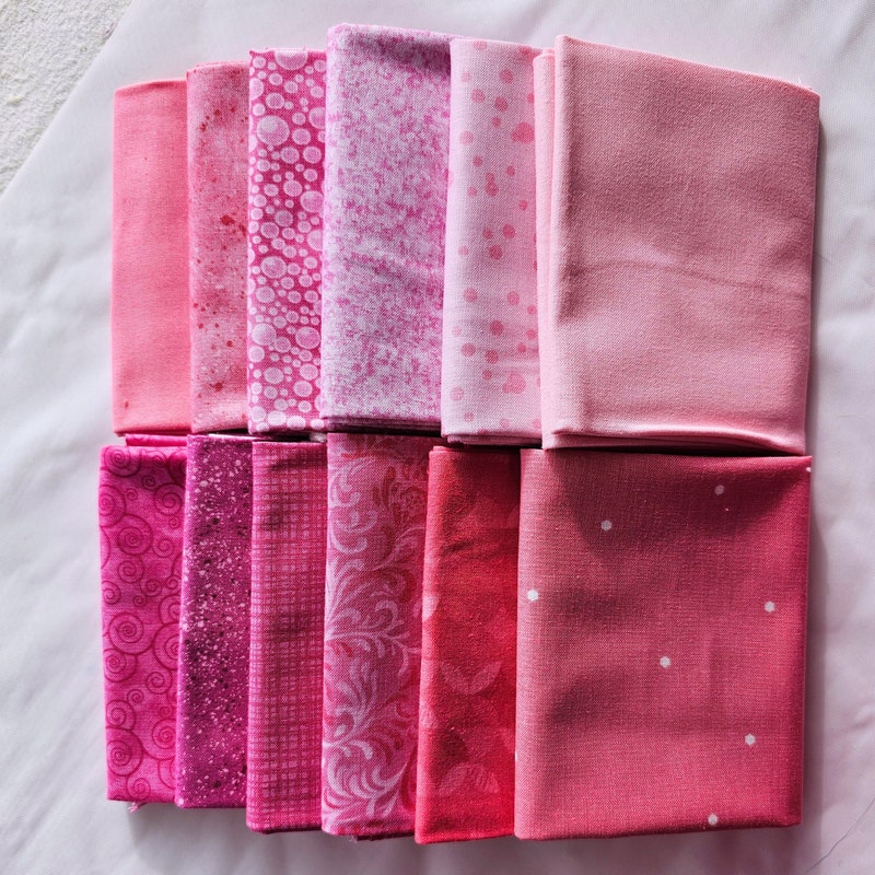 Pink Quilting Fabric - Etsy