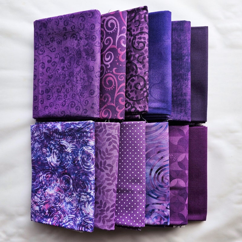 Purple Quilt Fabric - Etsy