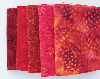 Red Quilting Fabric | Etsy