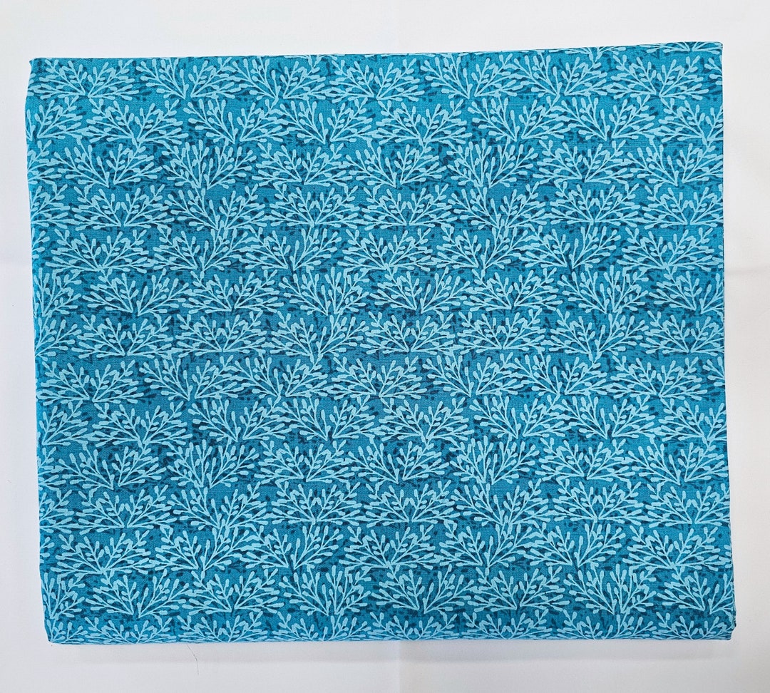 108 Inch Wideback Turquoise Quilting Fabric, 2 1/2 Yard Cut, 100% ...