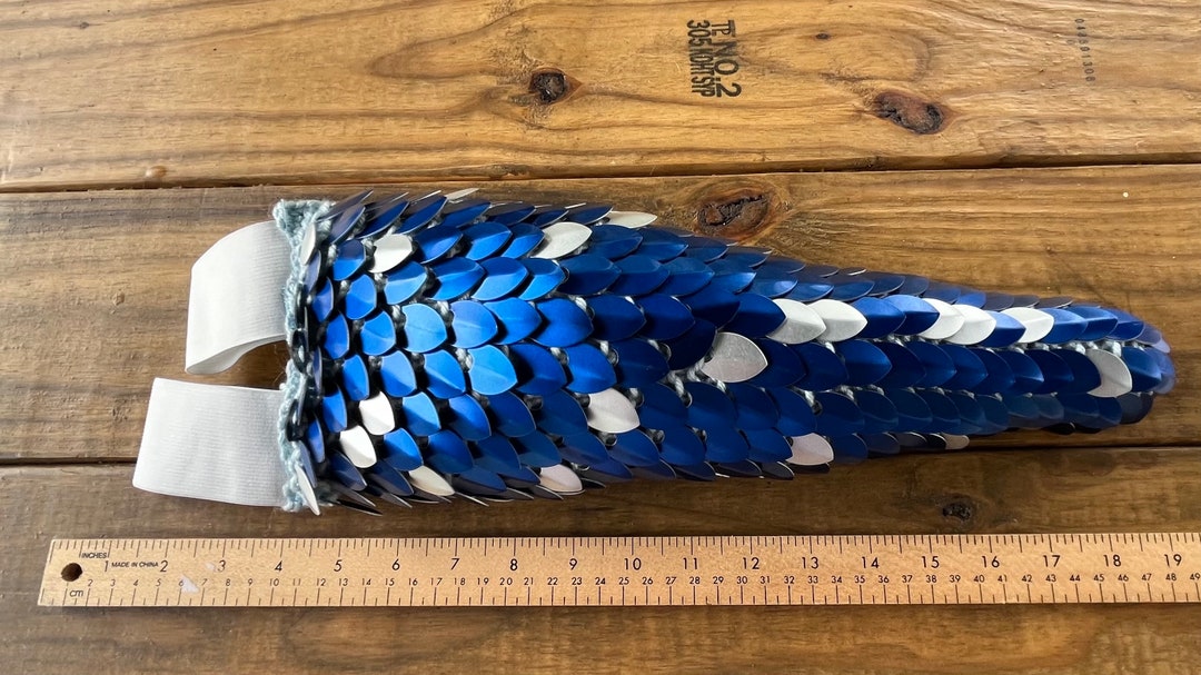 Small Scale Tail-cosplay-dragon Tail-knitted Scalemail - Etsy