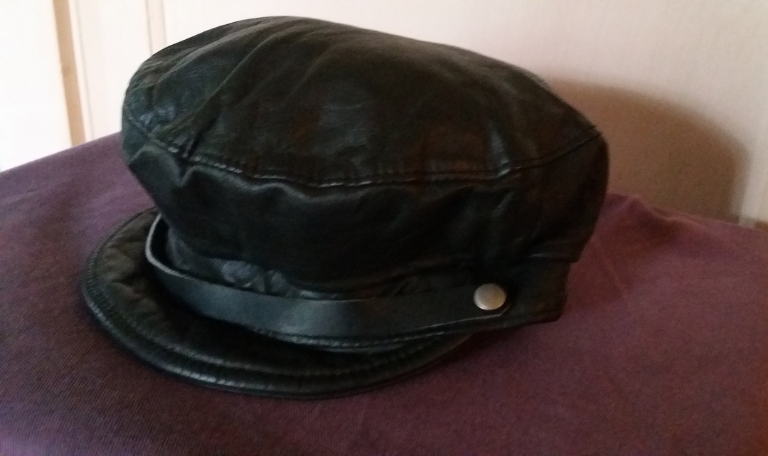 Vintage Leather Motorcycle Hat, Bick Leather NH - Etsy