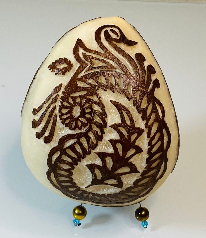 Indian Traditional Coconut Carvings | Wedding | Shagun Coconut Carvings ...