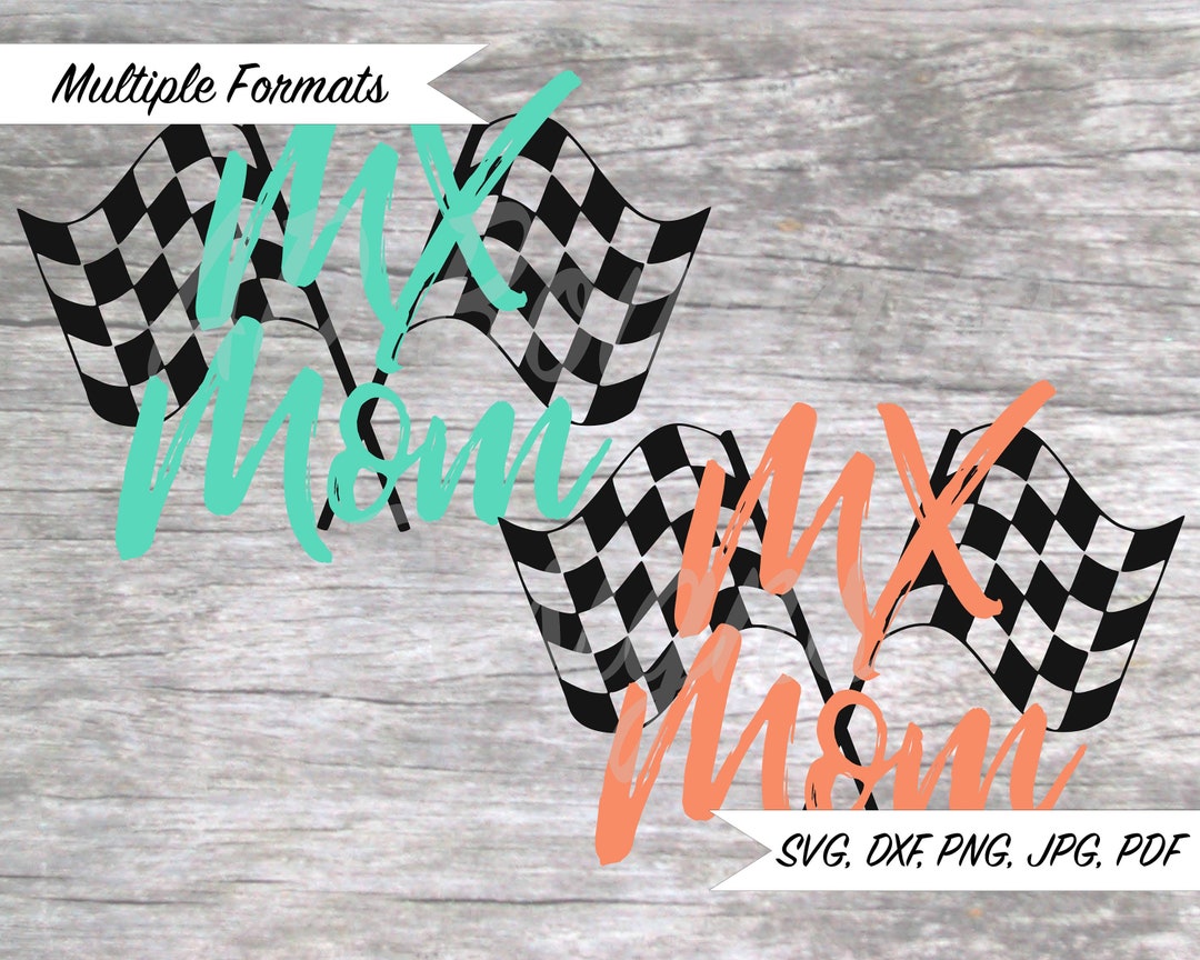MX Mom Motocross Mom SVG Design - Etsy