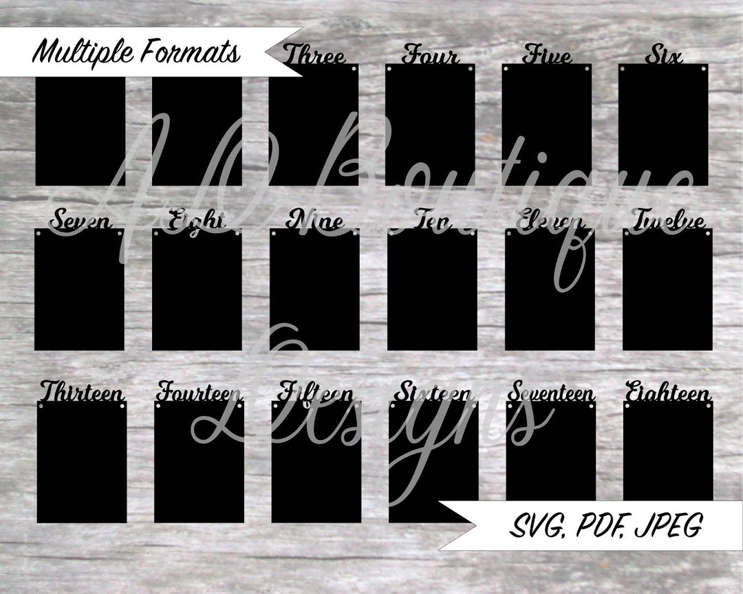 Birthday Banner Script SVG Cuttable - Etsy