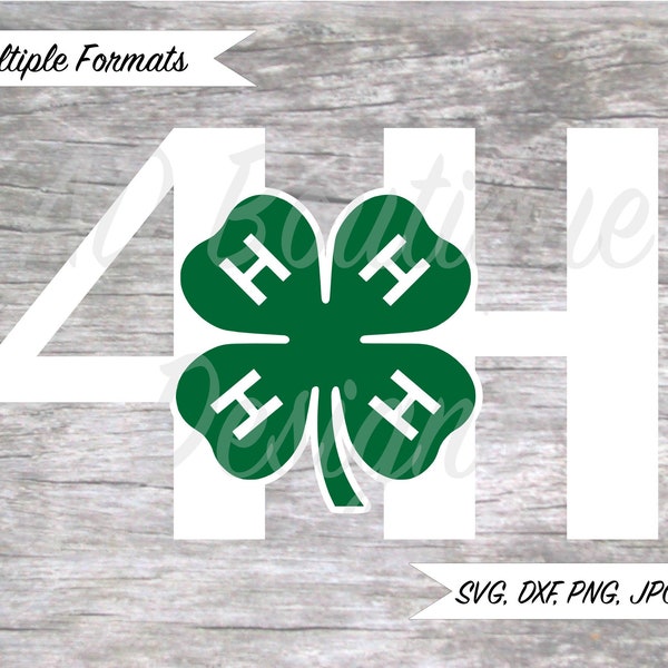 4 H Svg - Etsy