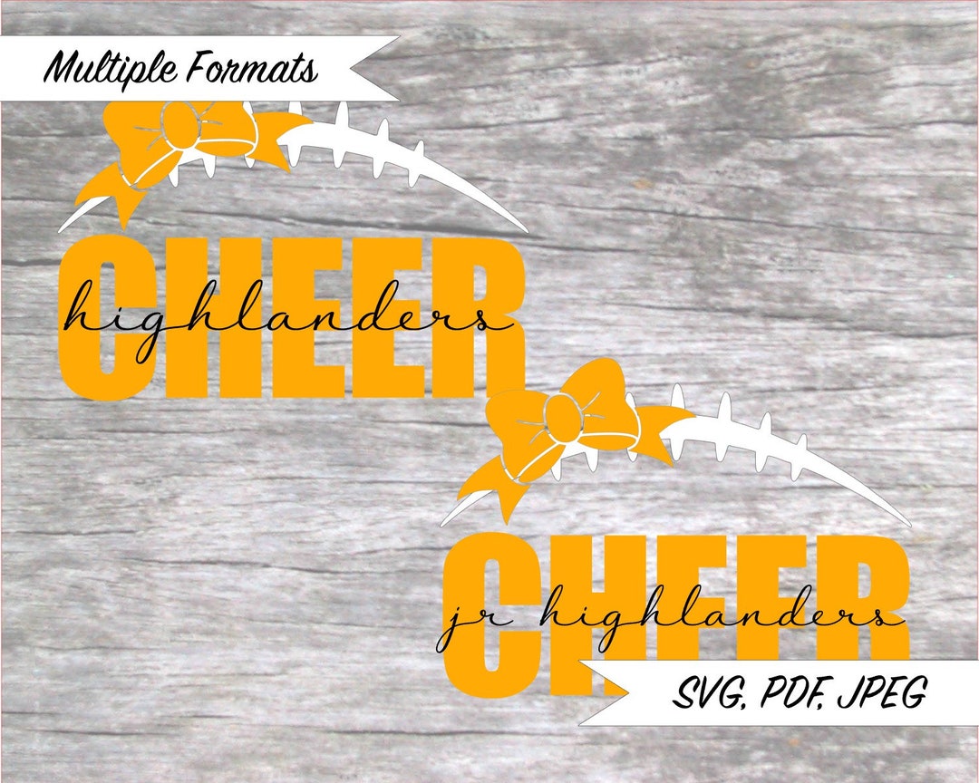 Highlanders Cheer/ Jr Highlanders Cheer SVG Design - Etsy