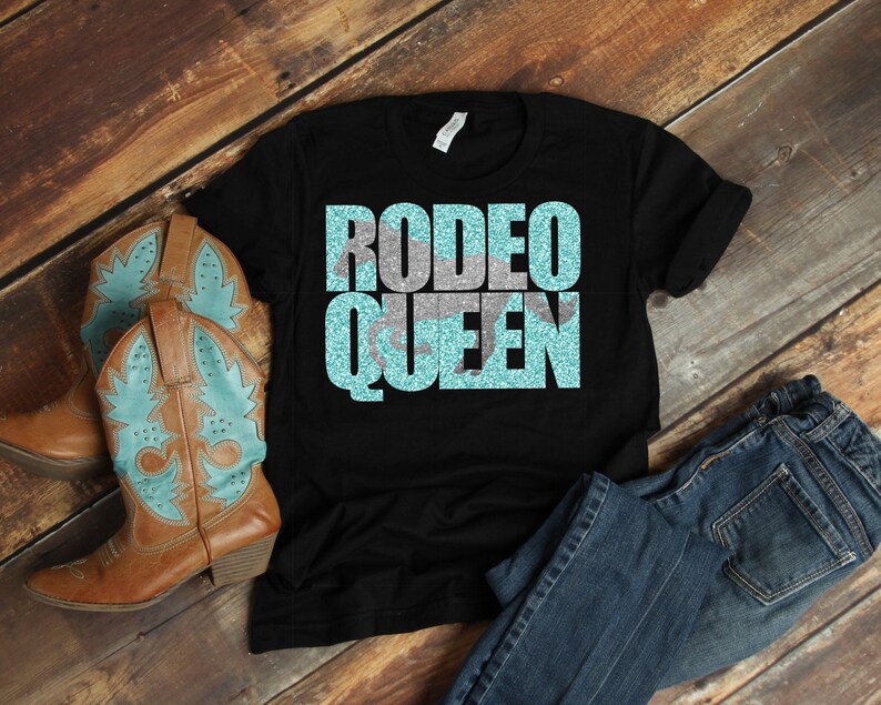 Rodeo Queen Horse Knockout SVG Design - Etsy