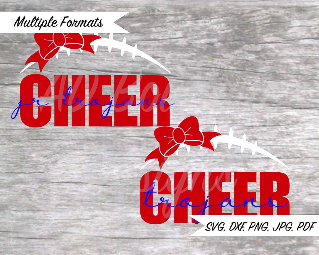 Trojans Cheer/ Jr Trojans Cheer SVG Design - Etsy
