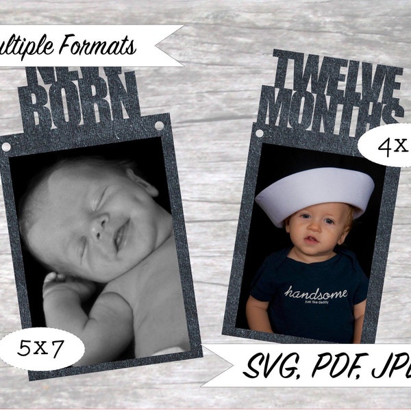 12 Month Banner - Etsy