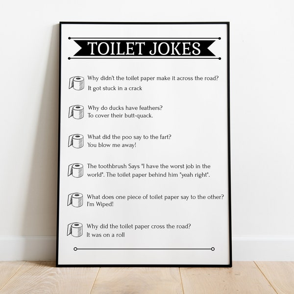 Toilet Jokes - Etsy