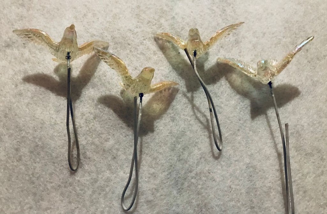 1970's Plastic Bird Picks - Etsy