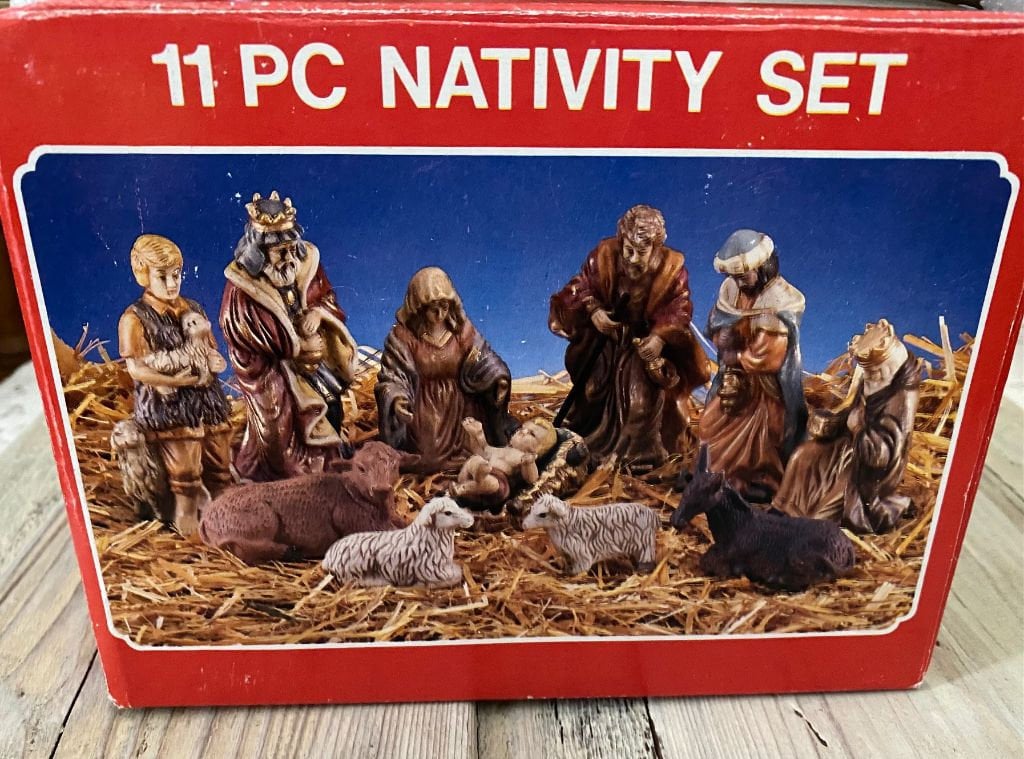 11 Piece Nativity Set - Etsy