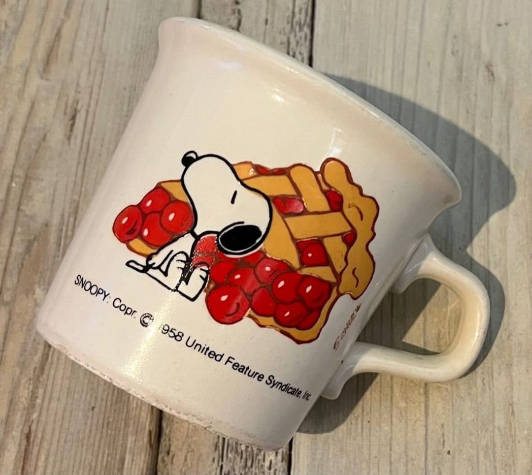 1958 Snoopy Mug N Cherry Pie - Etsy