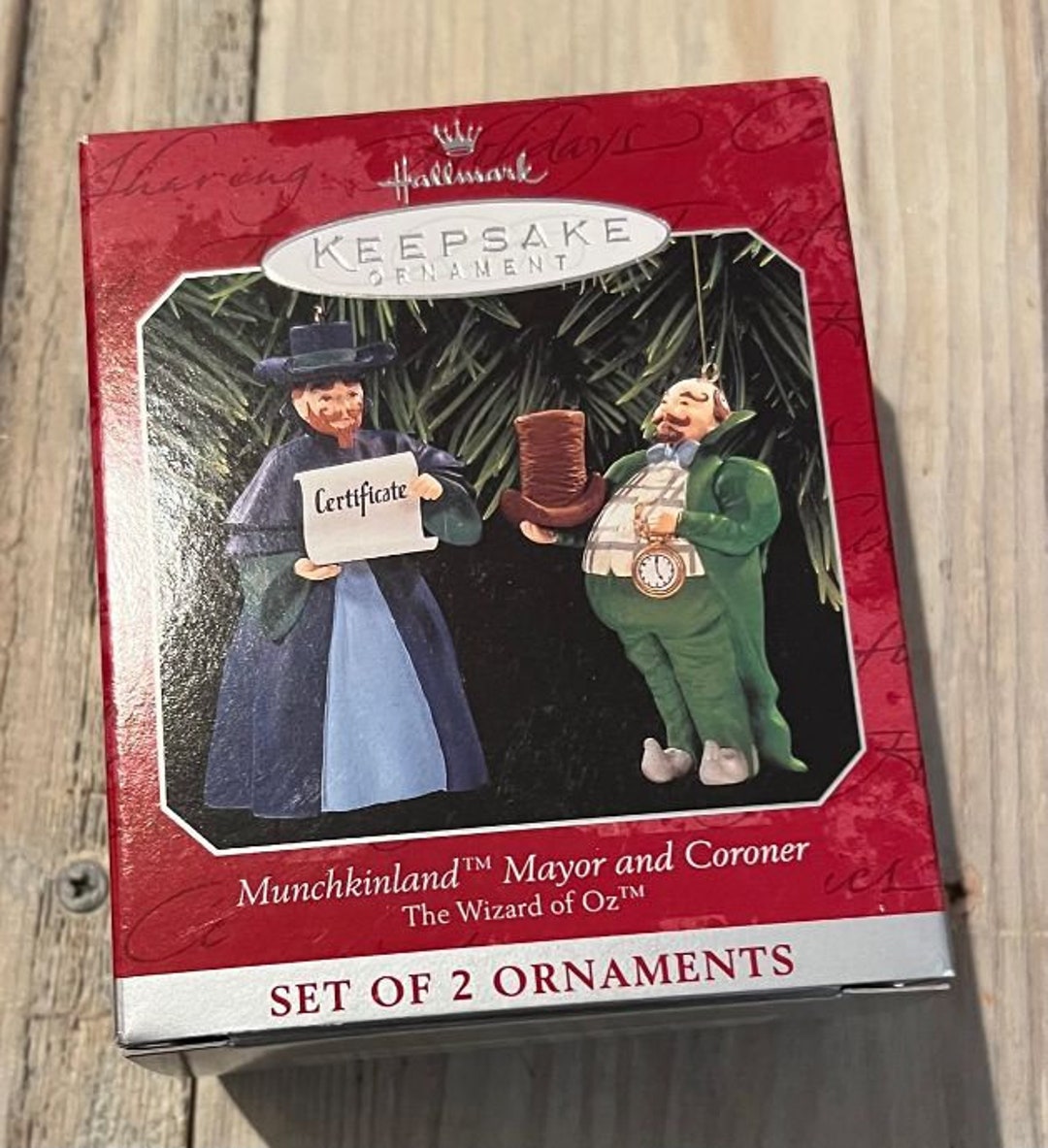 1997 Hallmark Munchkinland Mayor and Coroner - Etsy