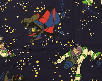 Buzz Lightyear Cotton Fabric - Etsy