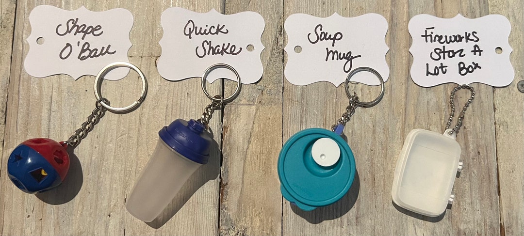 Tupperware Keychains and Magnets - Etsy