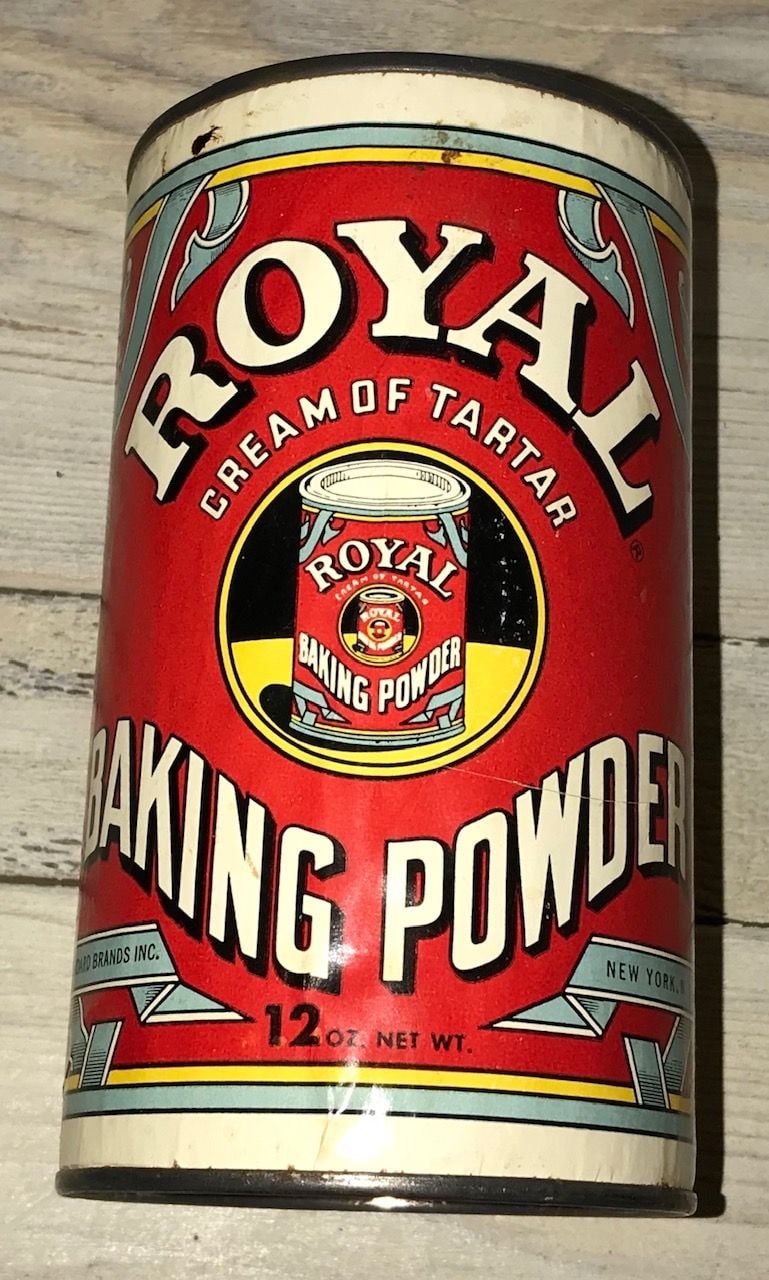 1960's Royal Baking Powder Tin - Etsy