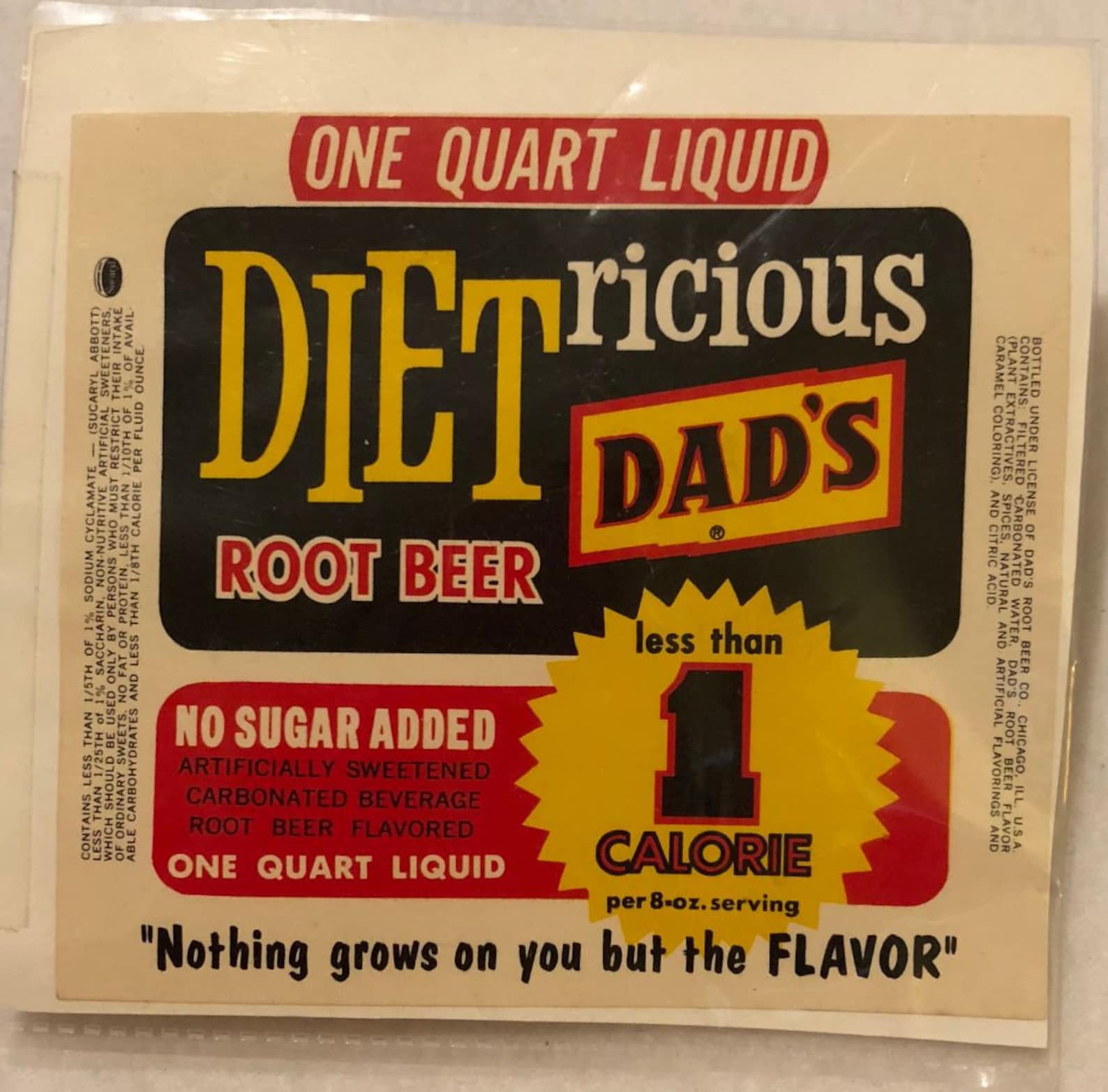 Vintage Dad's Root Beer Label - Etsy