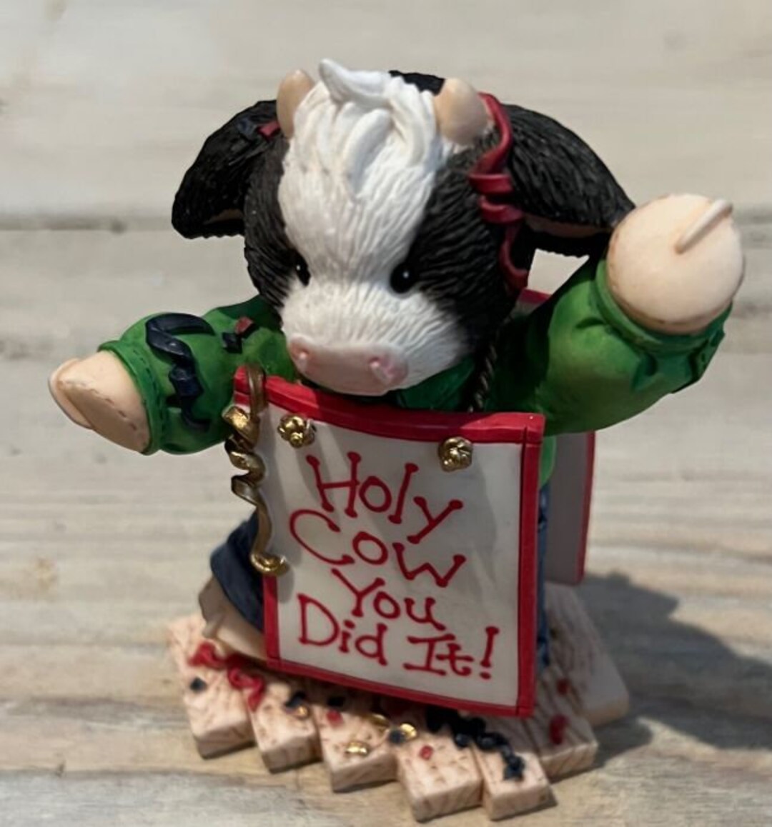 Mary Moo Moos Holy Cow You Did It - Etsy