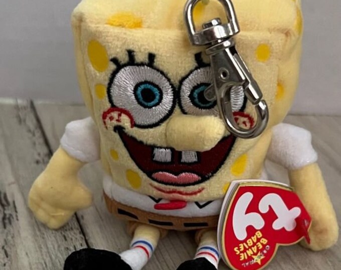 2006 TY Sponge Bob Key Chain - Etsy