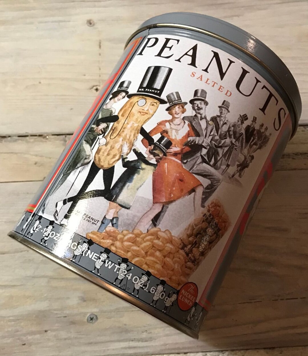 Mr. Peanut Tins - Etsy