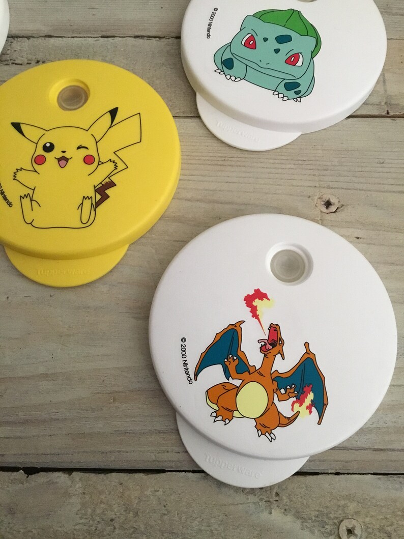 Pokémon Tupperware Lids - Etsy