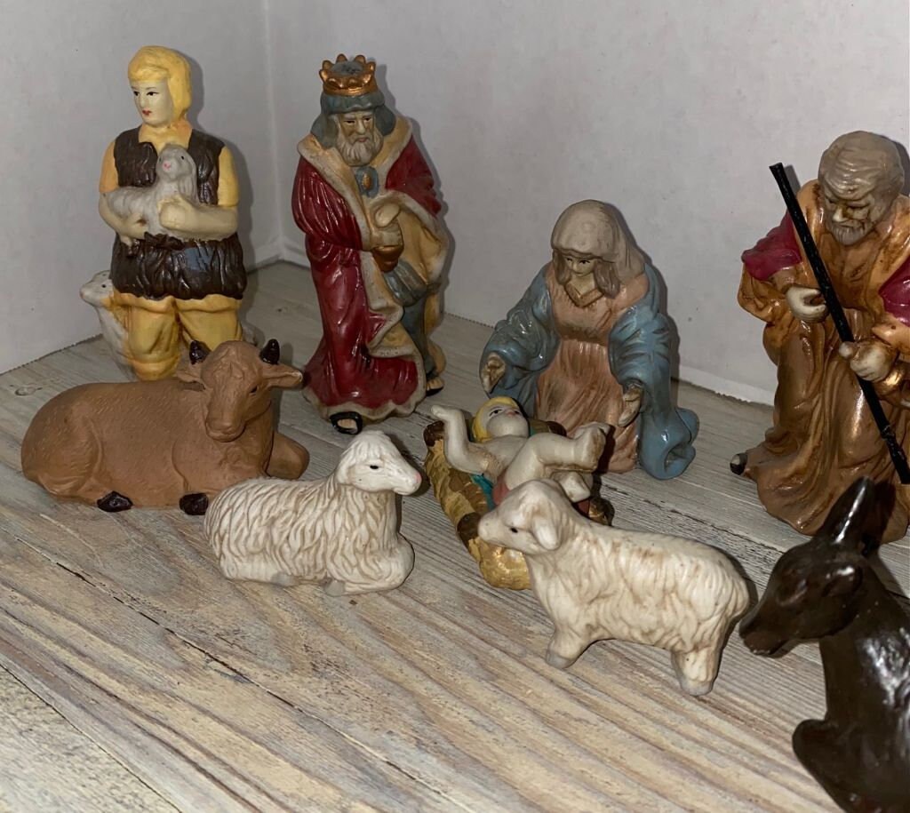 11 Piece Nativity Set - Etsy