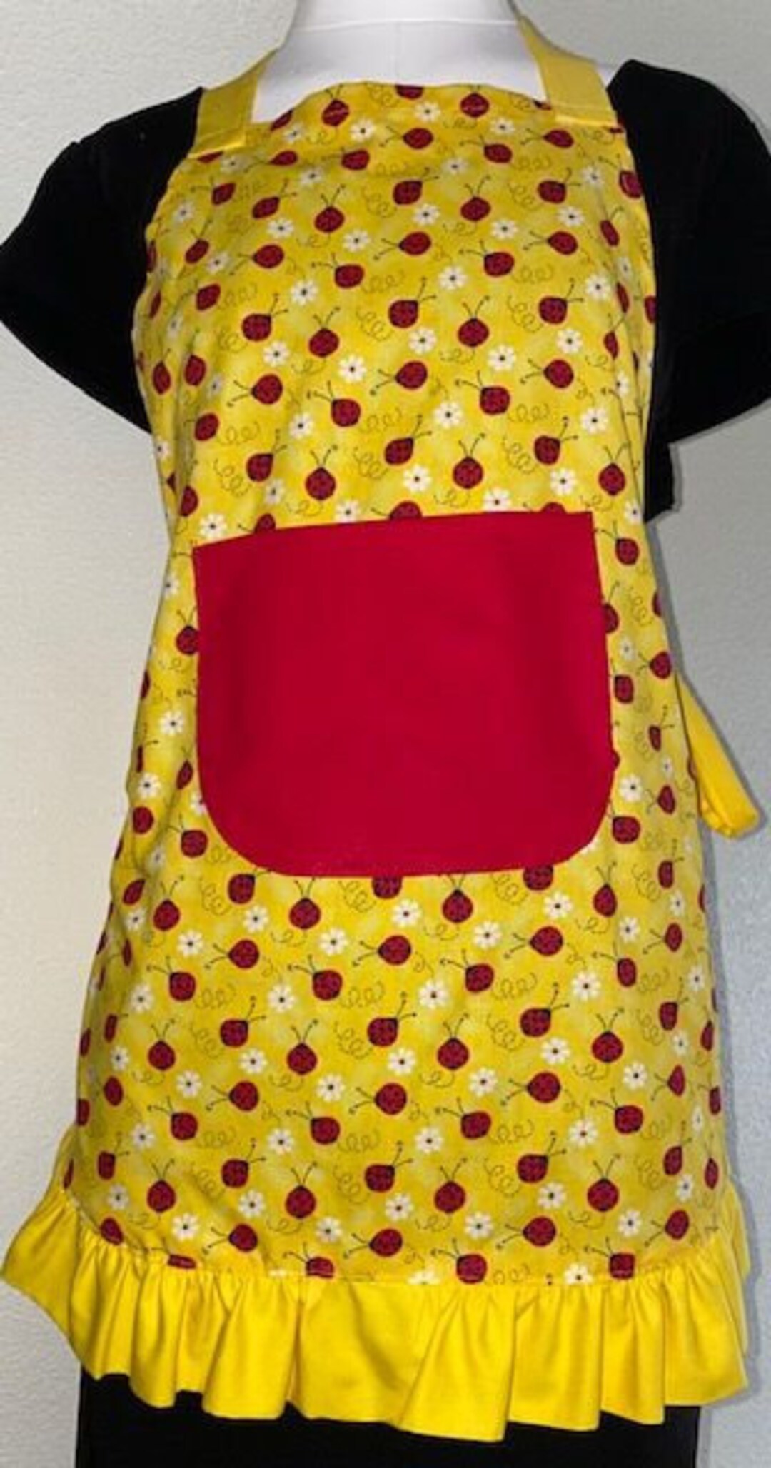 Women's Fun and Frilly Lady Bug Apron - Etsy